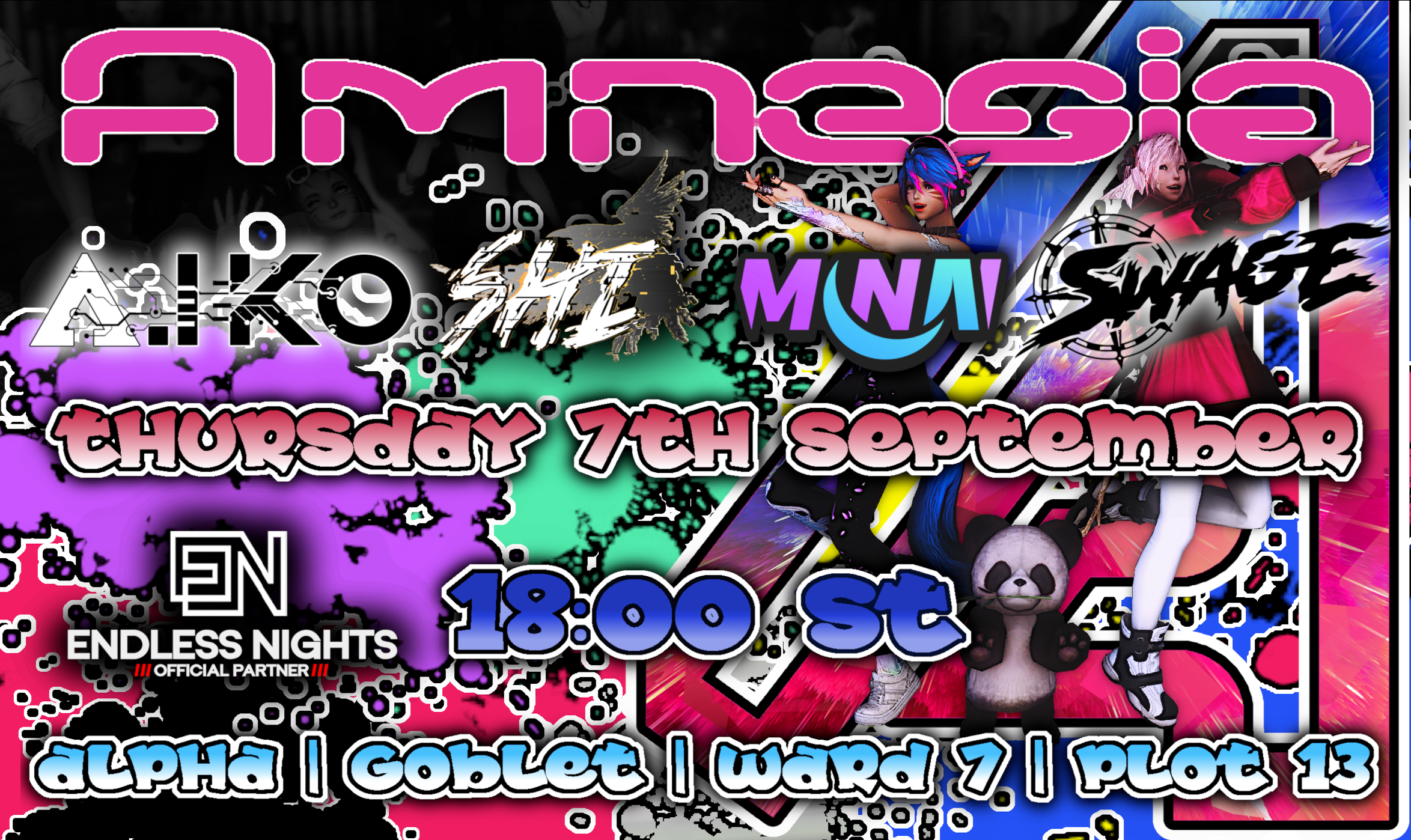 AMNESIA | Festival Themed Music Night
